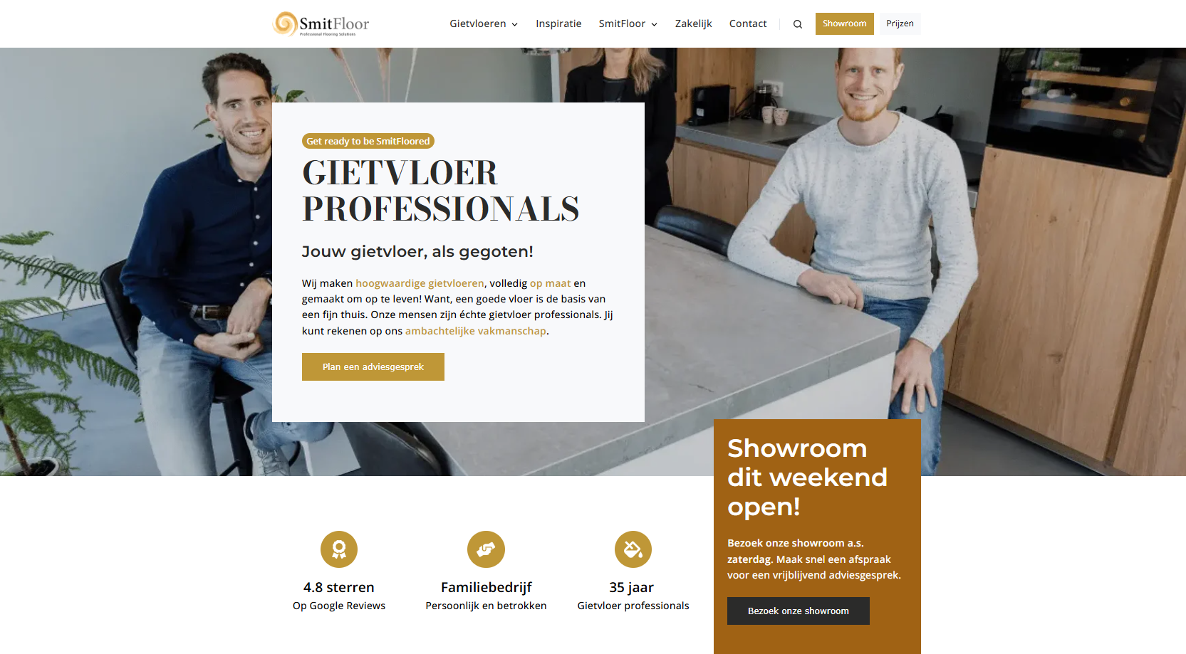 Specialist in (betonlook) gietvloeren | Smitfloor